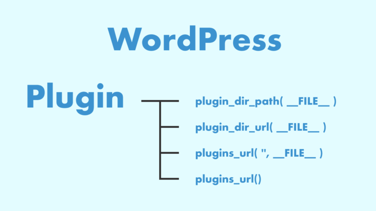 【WordPress】プラグインのパスやURLを取得する方法 | ぶろぐみ